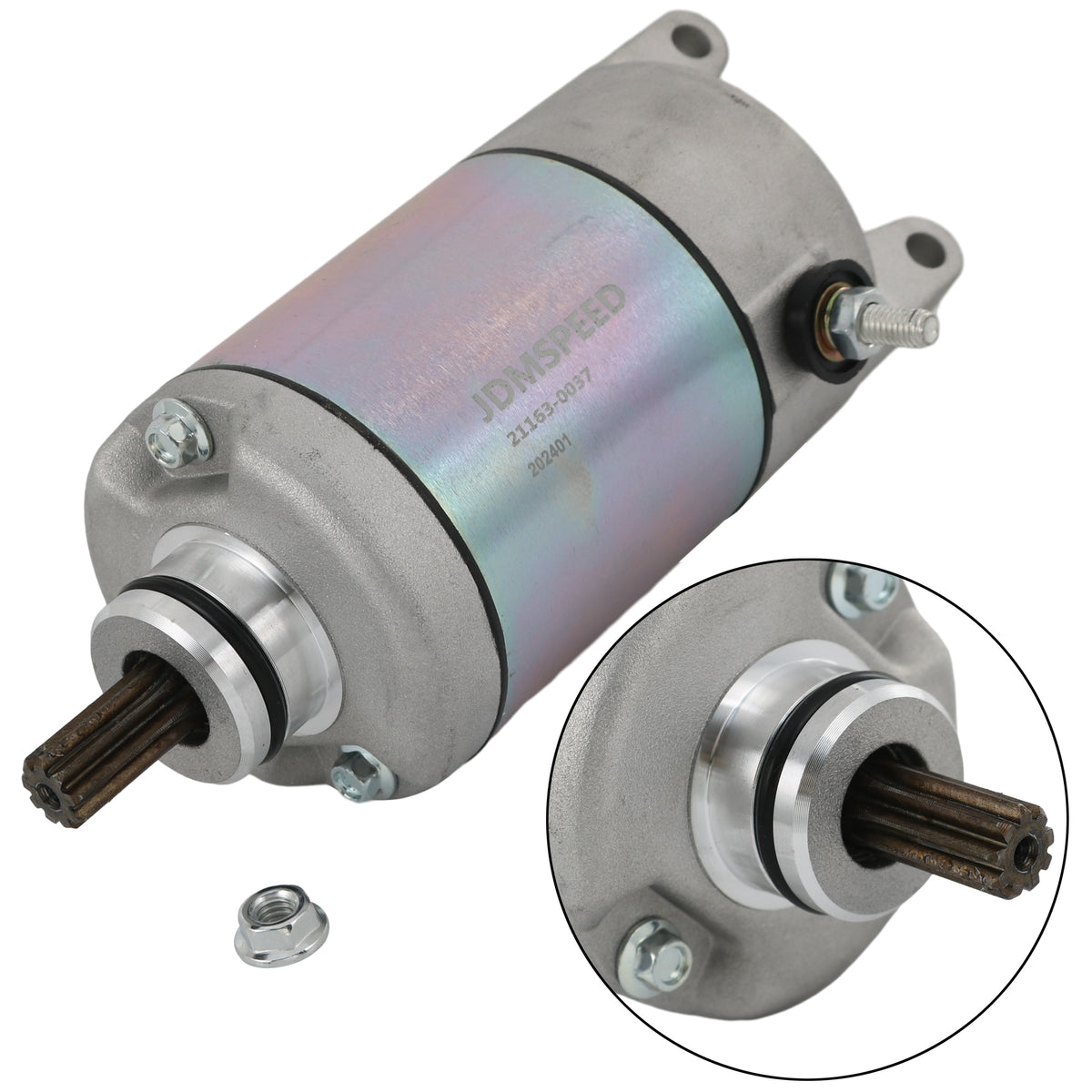 JDMSPEED Starter Motor For Kawasaki Brute Force 650 Teryx 750 800 Prai ...
