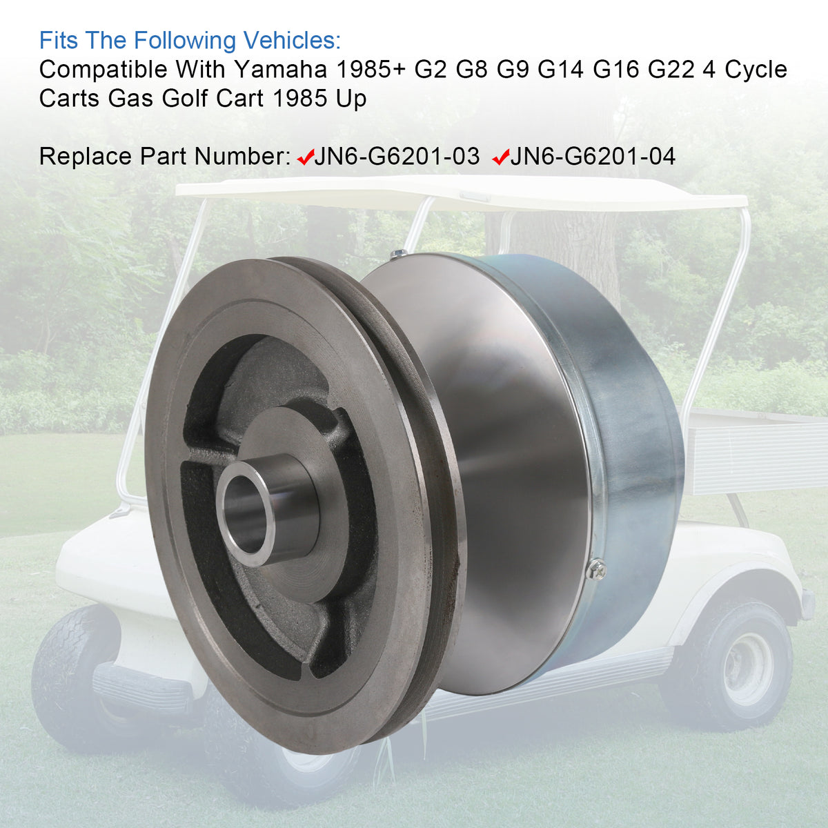 JDMSPEED Cart Drive Clutch Fits 85-06 Yamaha G2 G8 G9 G11&G14 G16 G19 ...