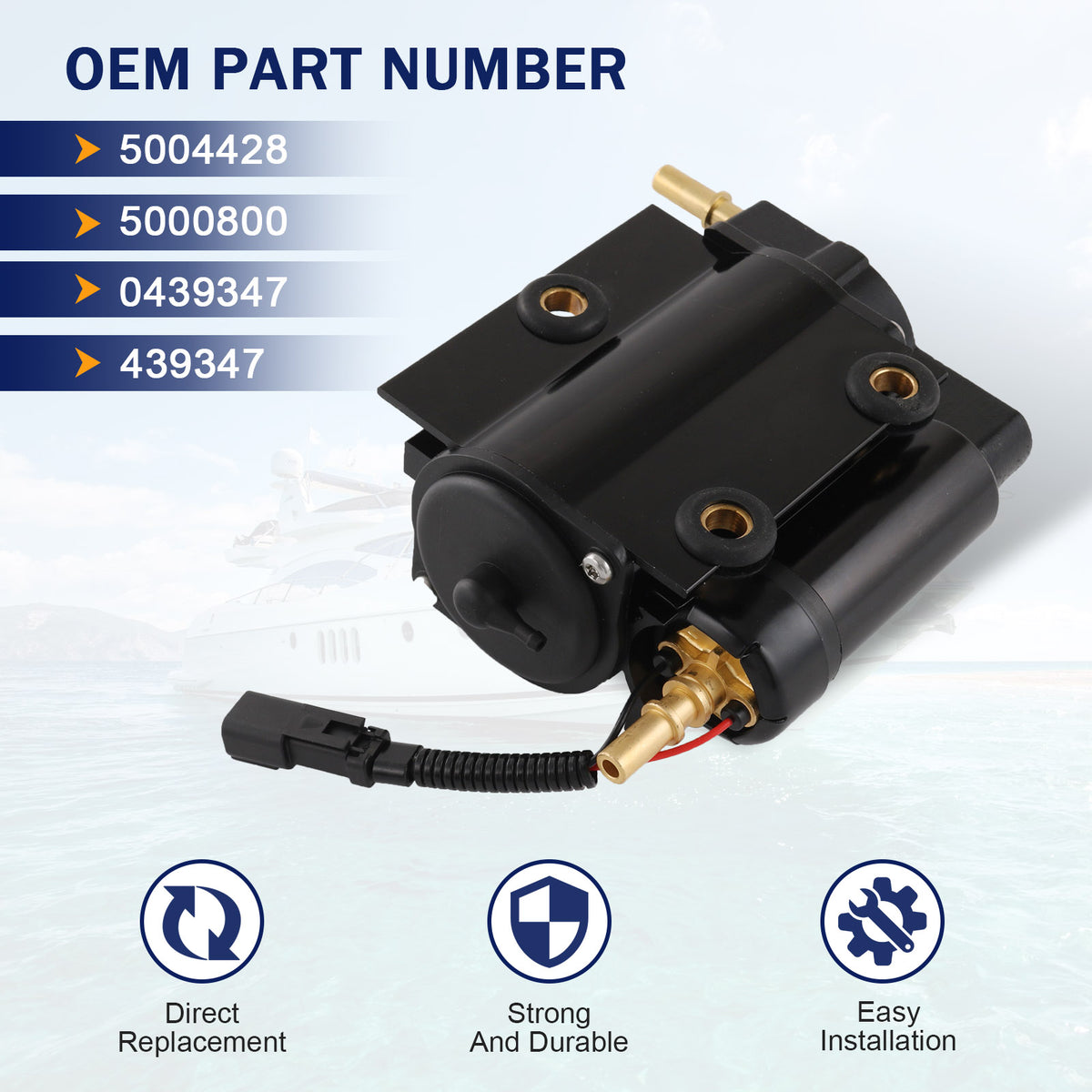 JDMSPEED FUEL PUMP Vapor Separator Assy 5005177 5004429 5004428 For Jo ...