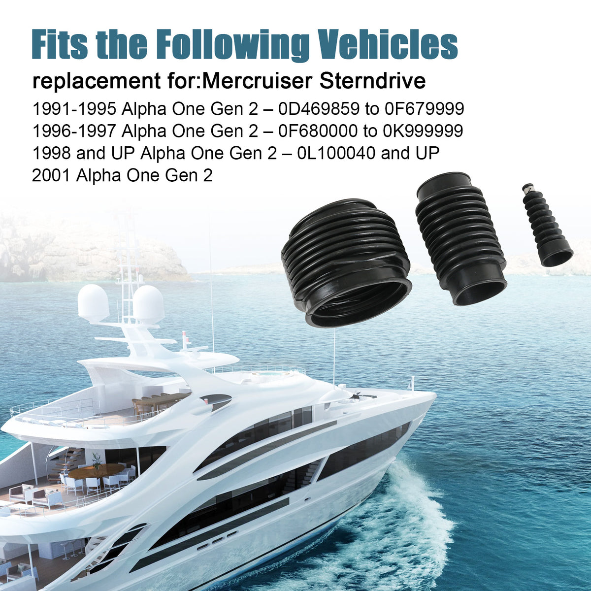 JDMSPEED Transom Repair Kit for Mercruiser Alpha One Gen 2 w/ Gimbal B ...