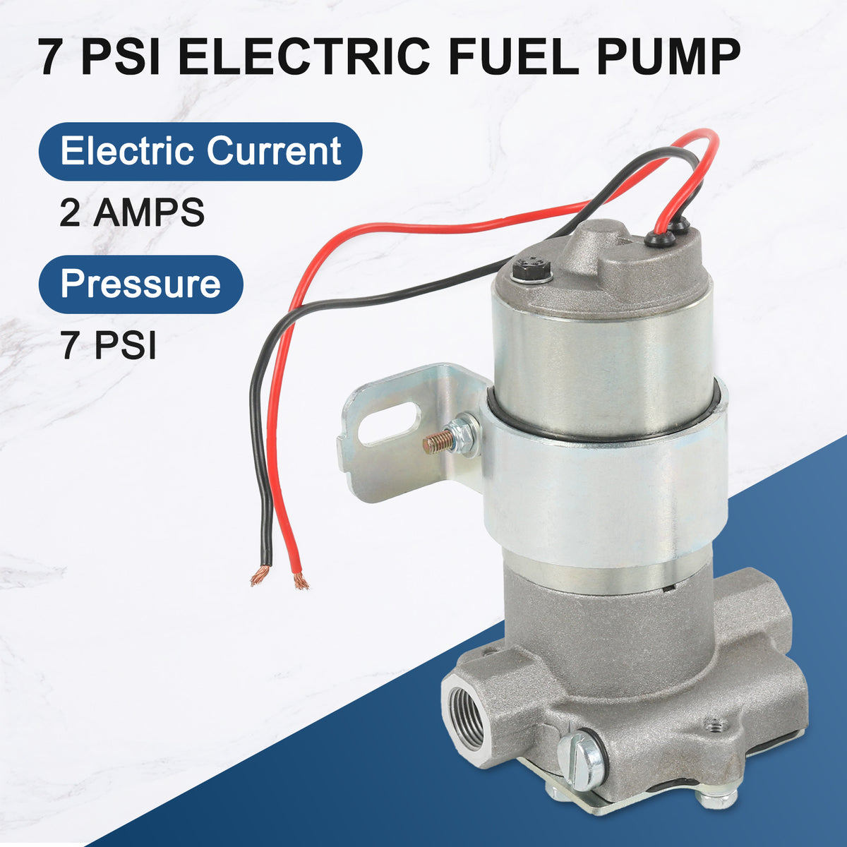 JDMSPEED High Flow Electric Fuel Pump 97 GPH 7 PSI Universal For Holle ...
