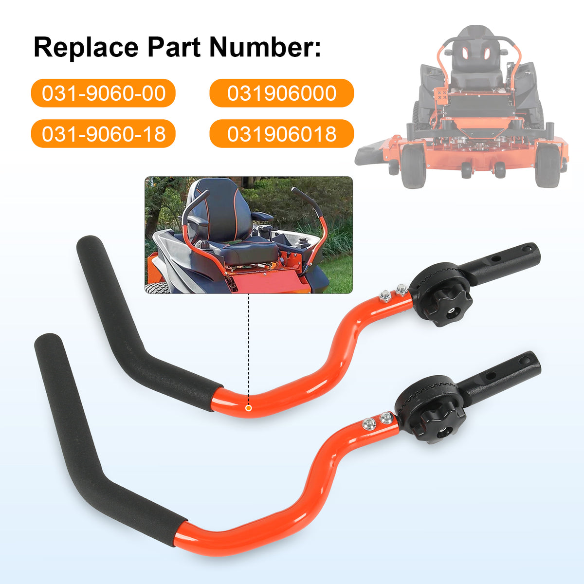 JDMSPEED Adjustable Steering Arm Kit 031-9060-18 For Bad Boy Mower 031 ...