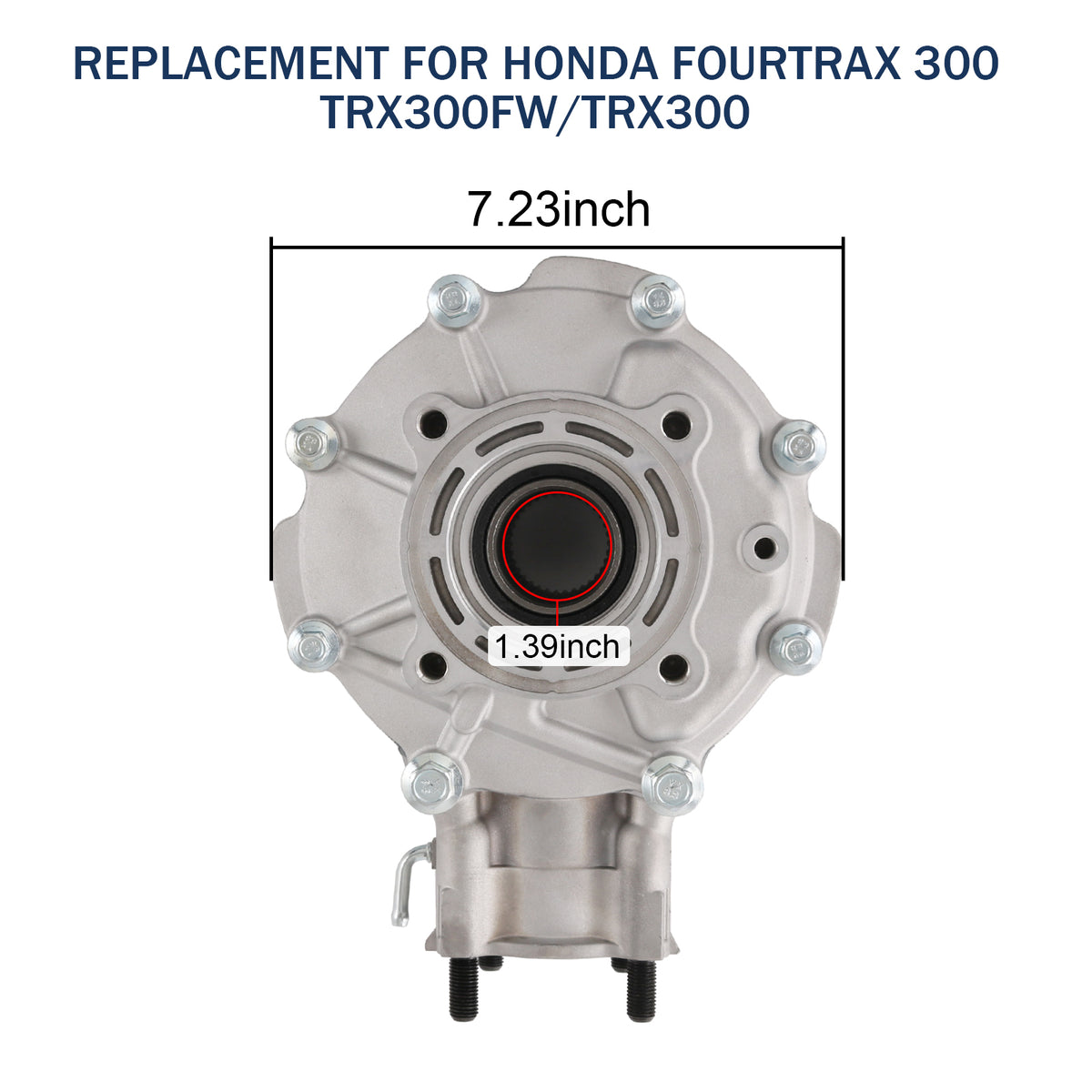 JDMSPEED Rear Differential For Honda Fourtrax 300 TRX300FW 4X4 1996-00 ...