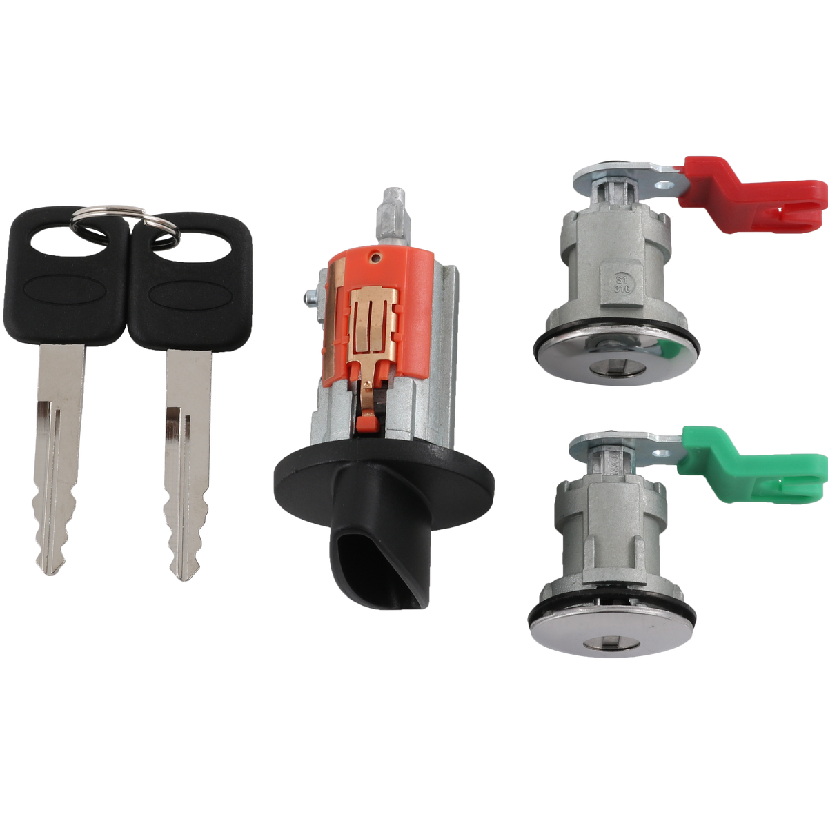 Jdmspeed Ignition Switch Lock Cylinder 2x Door Lock Cylinder W 2 Log