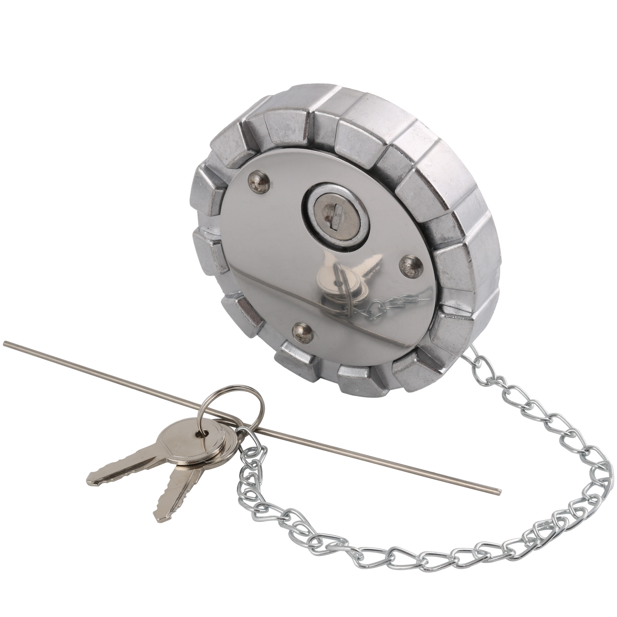 JDMSPEED 2X Fuel Tank Locking Gas Cap 3 1/2" Course Thread 5.5 TPI Fit ...