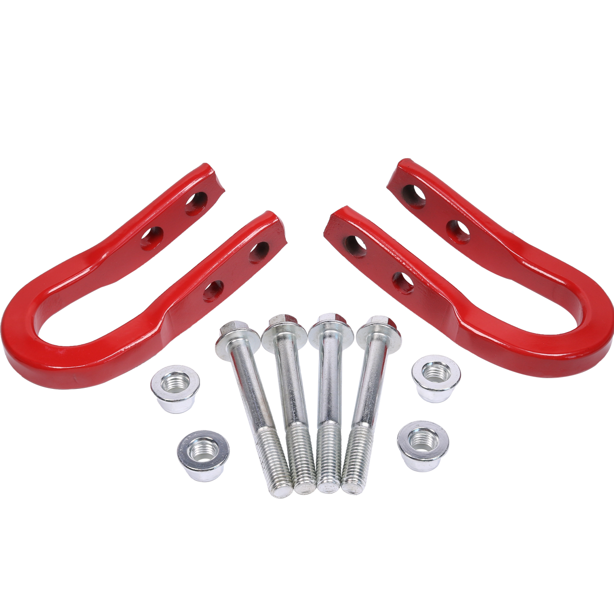 JDMSPEED Pair For 2017-2020 Chevrolet Colorado Red Front Recovery Hook ...