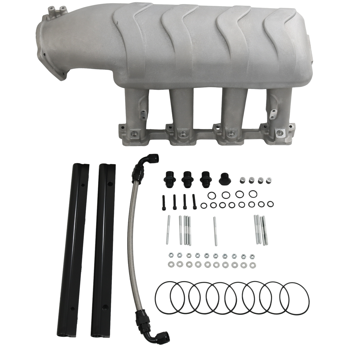 JDMSPEED 92mm EFI LS Hi-Ram Multi-Port Intake Manifold For Chevy GM LS ...