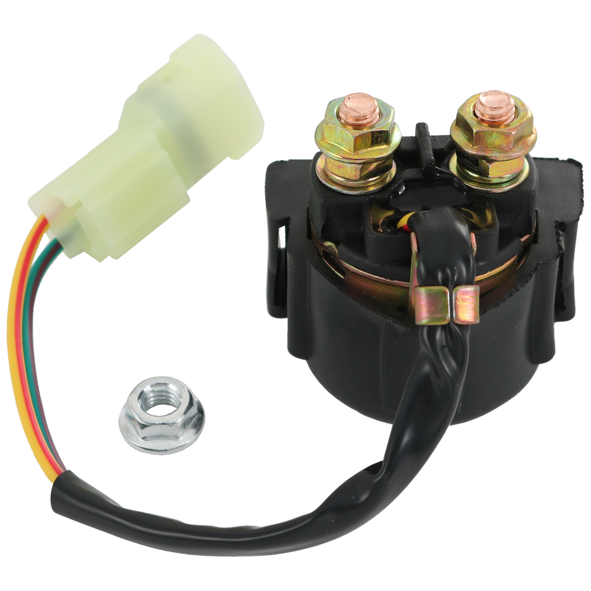 JDMSPEED Starter with Solenoid Relay For TRX250TM Fourtrax Recon TRX25 ...