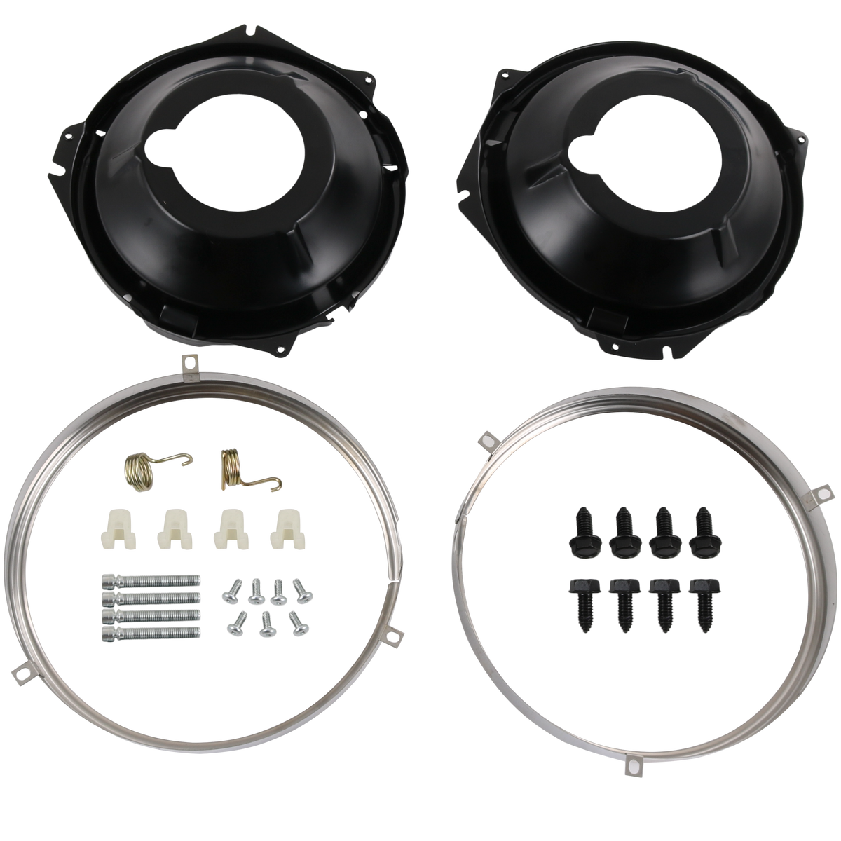 JDMSPEED 28pc Headlamp Retaining Ring Mounting Bucket w/ hardware For ...