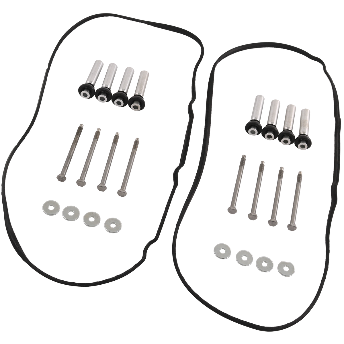 JDMSPEED Aluminum Tall Valve Covers & Coil Mounts For GM LS Cast LS1 L ...