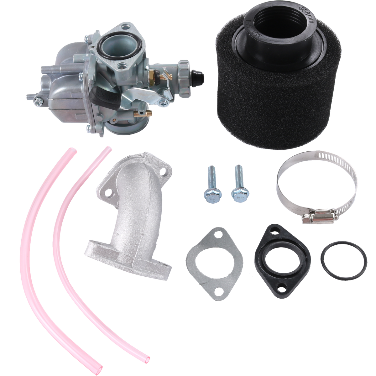 JDMSPEED Carburetor For VM22 26mm Mikuni Intake Pipe Pit Dirt Bike 125 ...