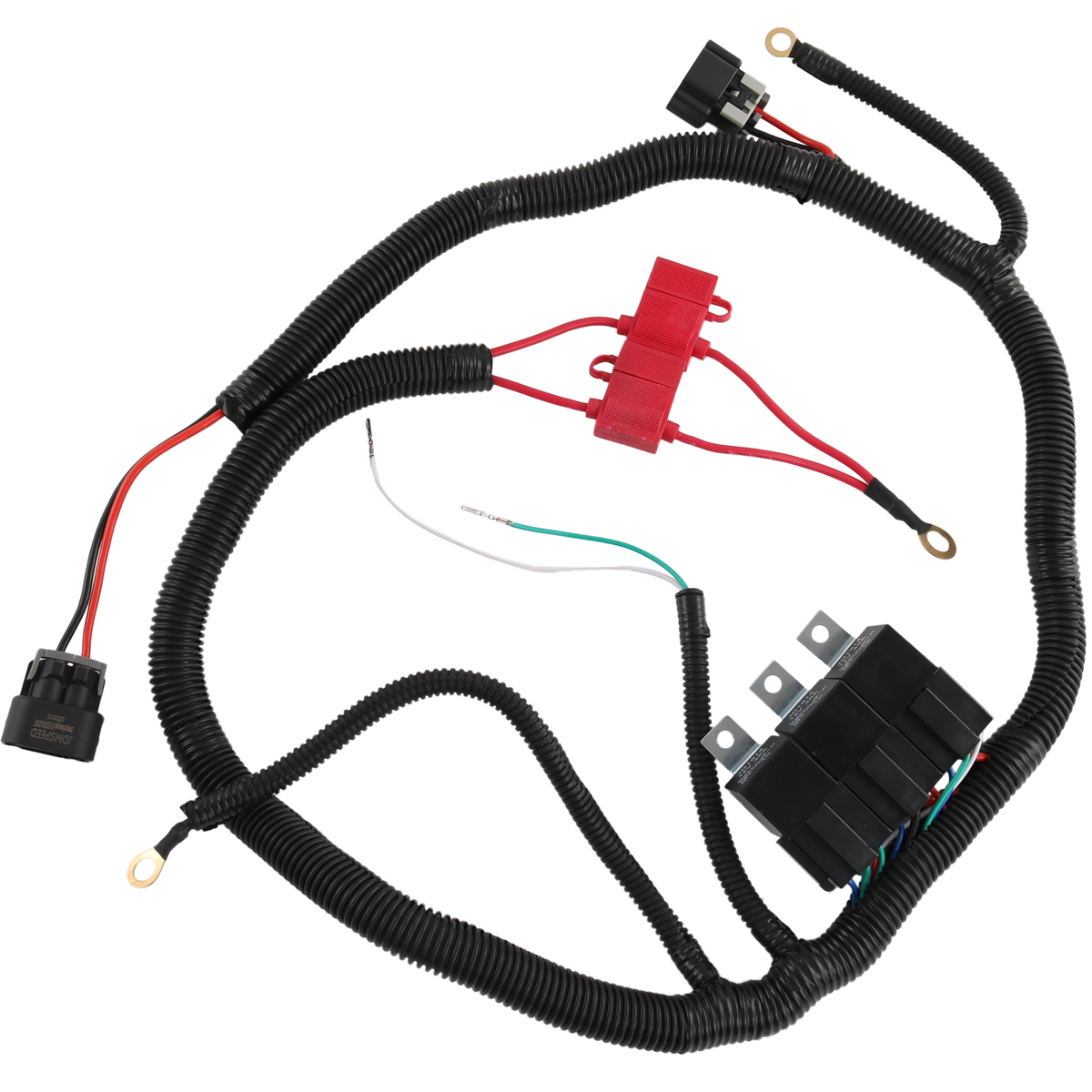 JDMSPEED Dual Electric Fan Upgrade Wiring Harness For ECU Control 1999 ...