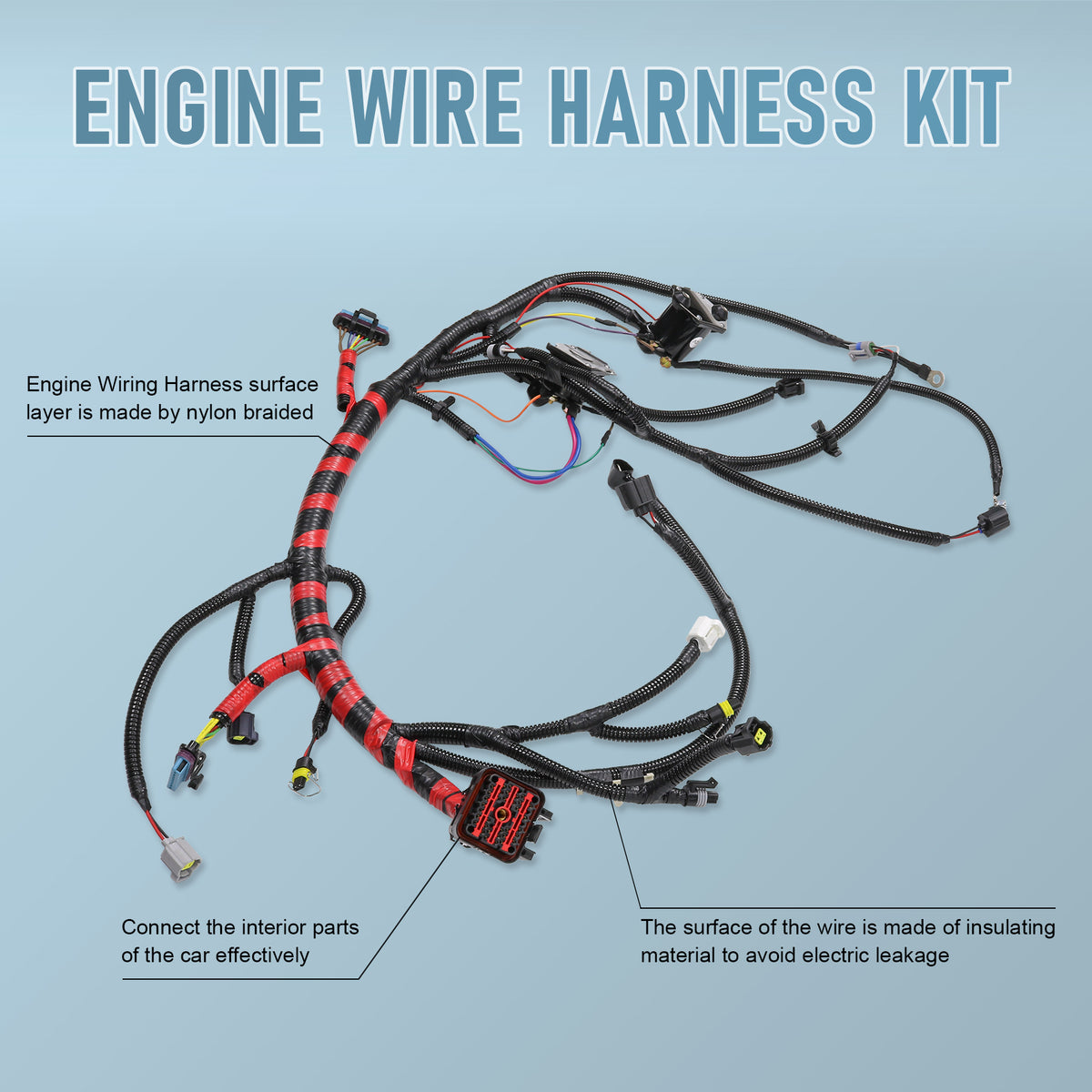 JDMSPEED Engine Wiring Harness For 02-03 Ford Super Duty 7.3L Diesel w ...