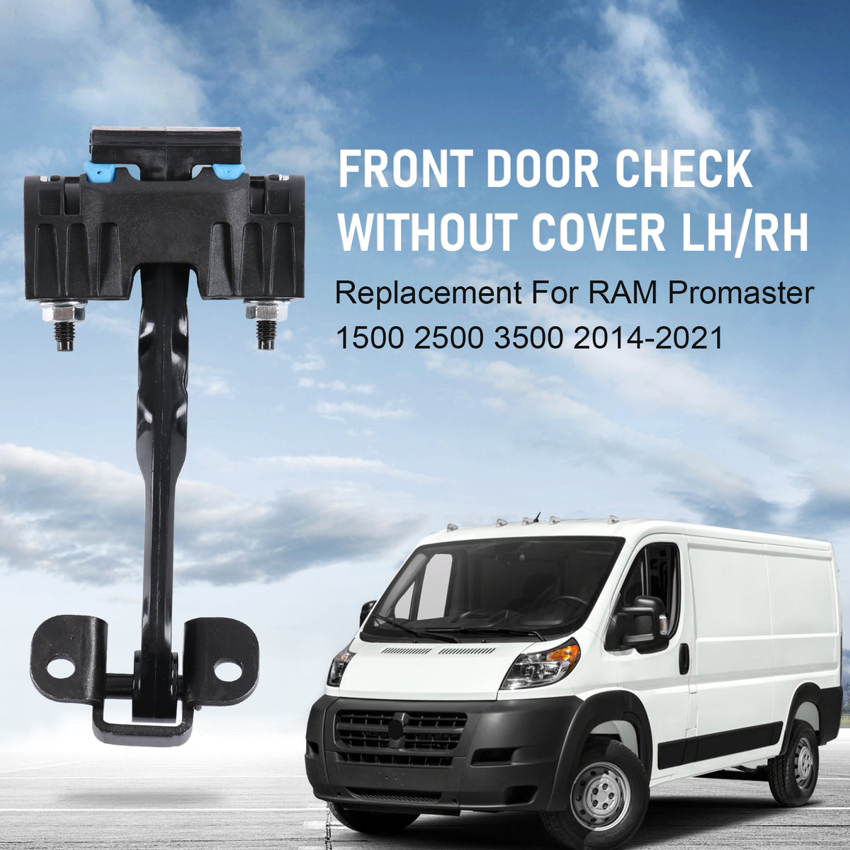 JDMSPEED Front door check strap Fits For RAM Promaster 1500 2500 3500 ...