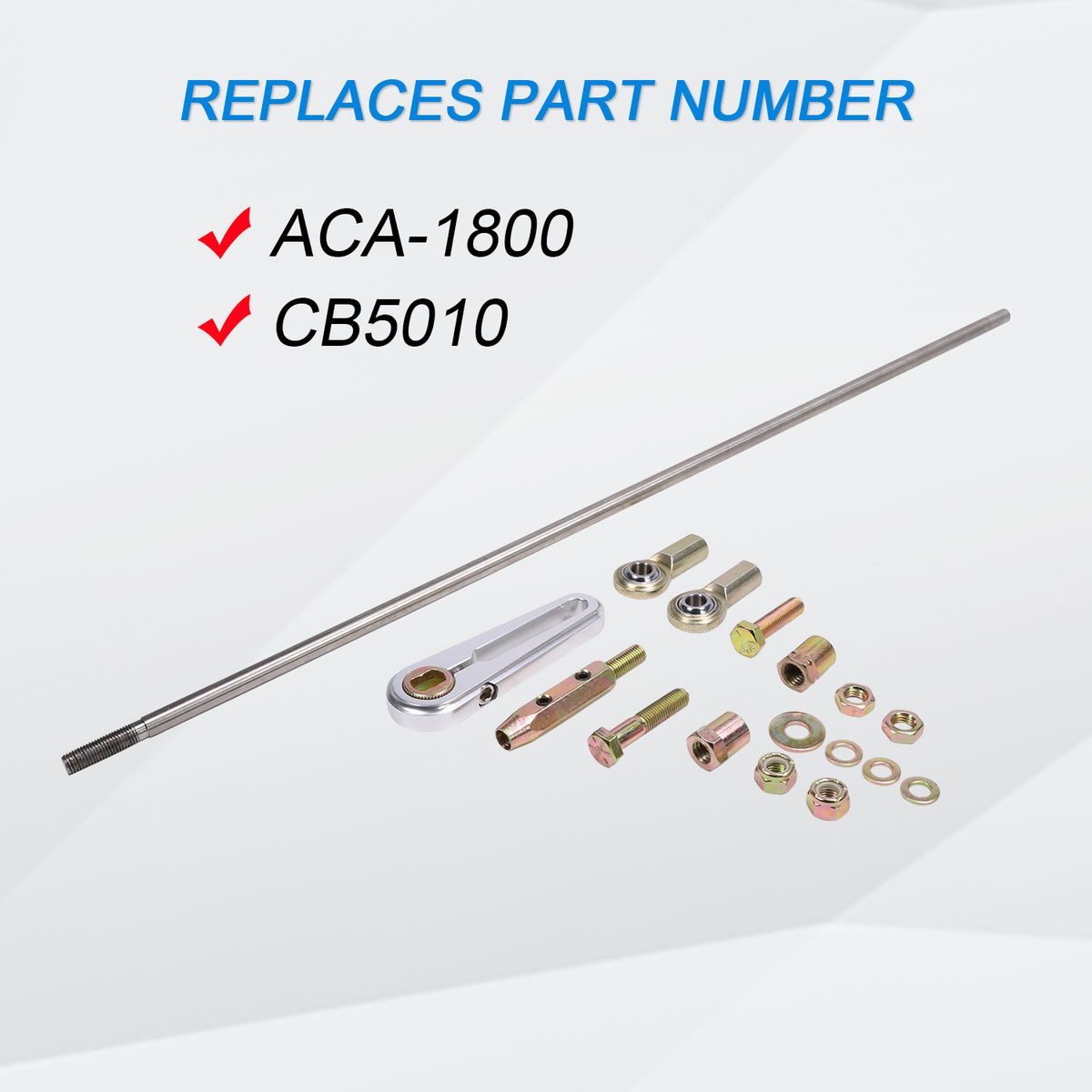 JDMSPEED Universal Column Shift Linkage Kit Adjustab For GM 350, 400 ...