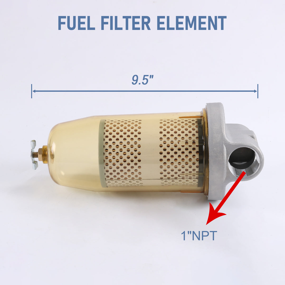 JDMSPEED Fuel Filter Base & Bowl Fuel Tank Assembly Replaces 330745400 ...