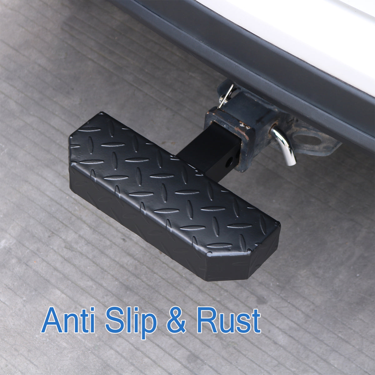JDMSPEED Hitch Climber Step Towing Bumper Guard Anti-Rust For 2" Cars ...