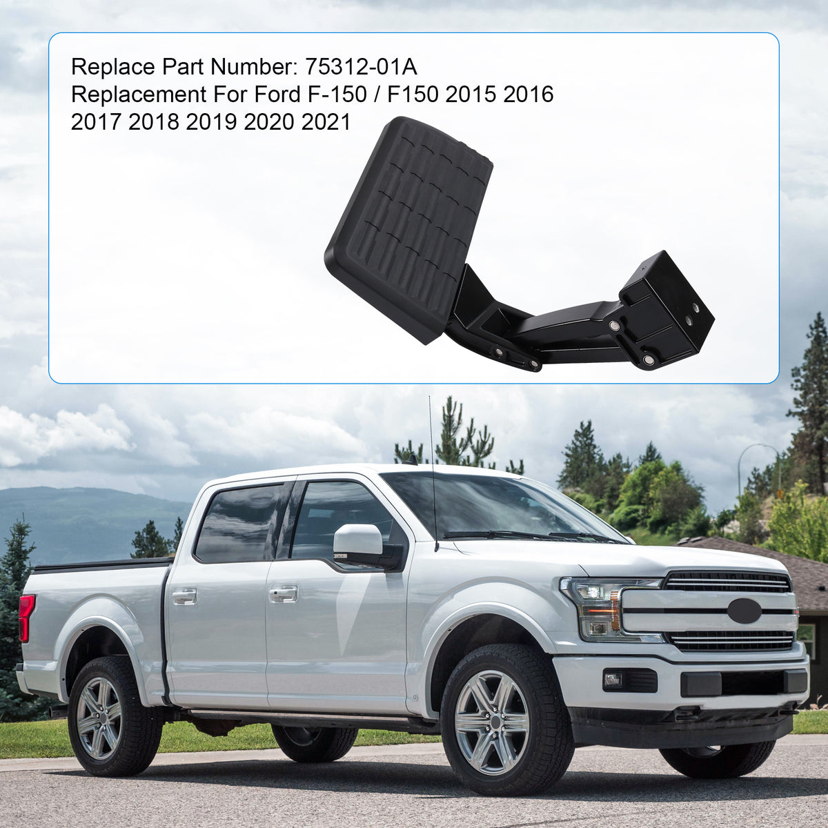 JDMSPEED BedStep Bumper / Tailgate Step For Ford F150 2015-2018 75312 ...