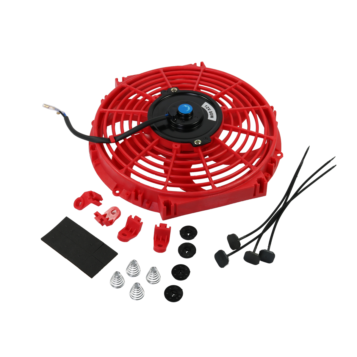 JDMSPEED 10 inch Red Slim Fan Push Pull Electric Radiator Cooling 12V – JDMSPEED Motor