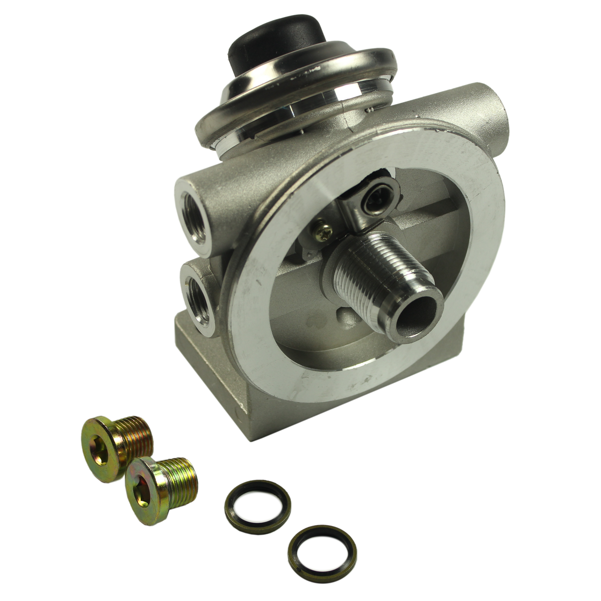 JDMSPEED Diesel Fuel Filter Mounting Base 3/8" NPT 1-14" Spin On Mount ...