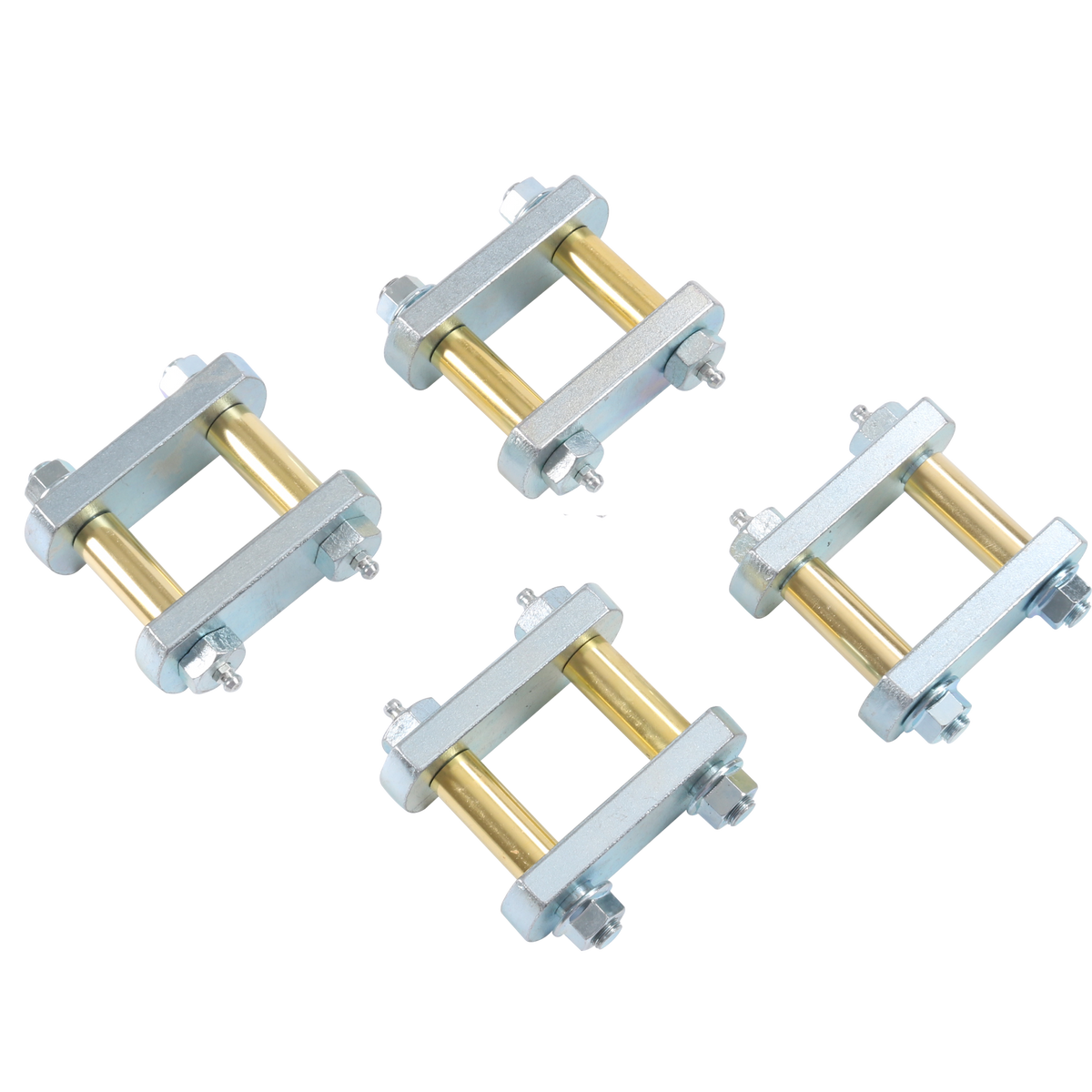 JDMSPEED Greasable Shackle Spring Bolt Link Kit Fits Heavy Duty Tandem ...