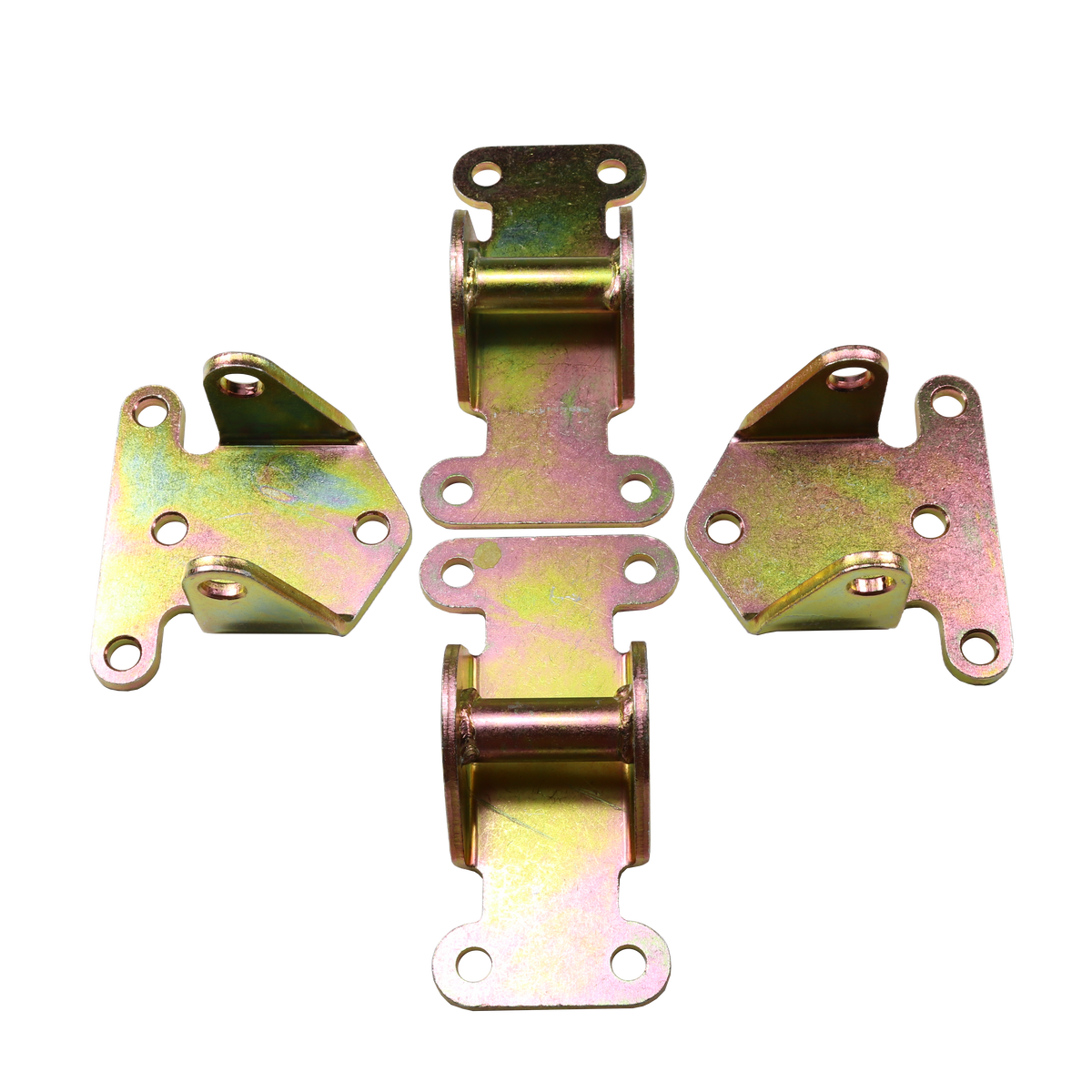 JDMSPEED Solid Motor Engine Mount Combo For Chevy SBC Frame Mount Rat ...