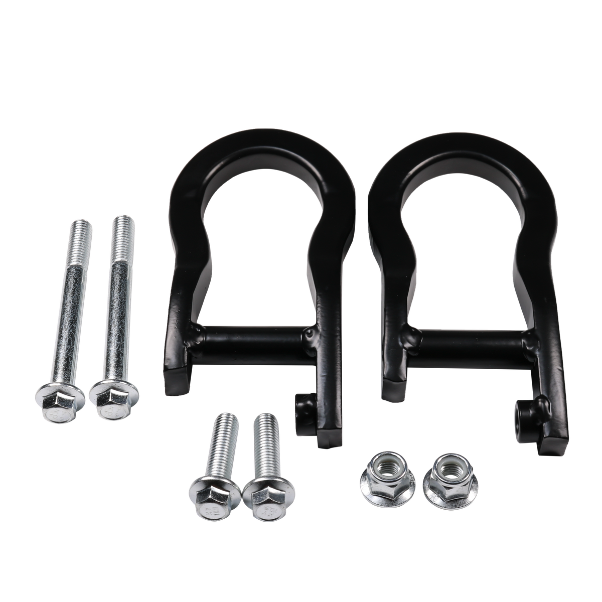 JDMSPEED Set of 2 Black Tow Hooks For 07-19 Chevrolet Silverado GMC Si ...