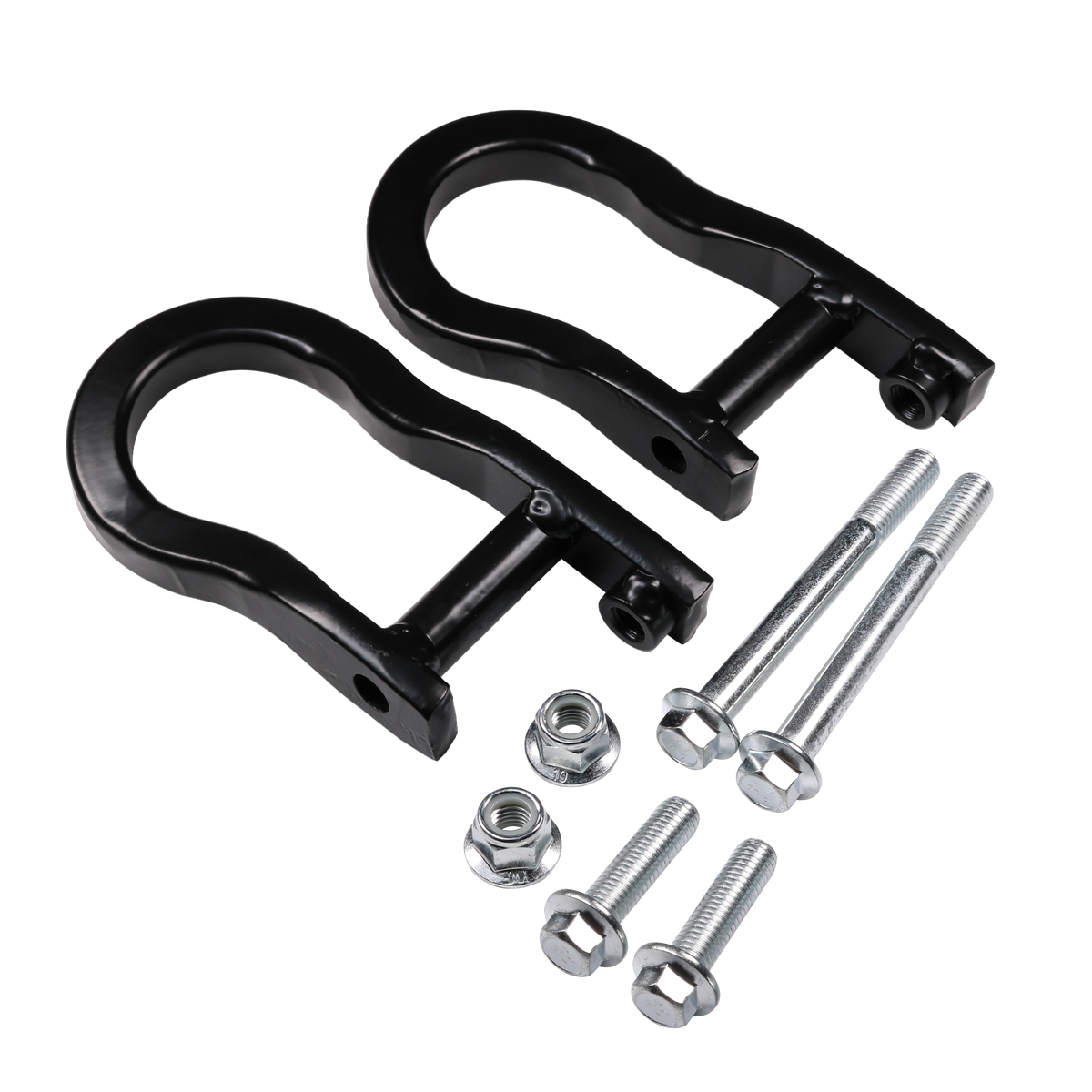 JDMSPEED Set of 2 Black Tow Hooks For 07-19 Chevrolet Silverado GMC Si ...
