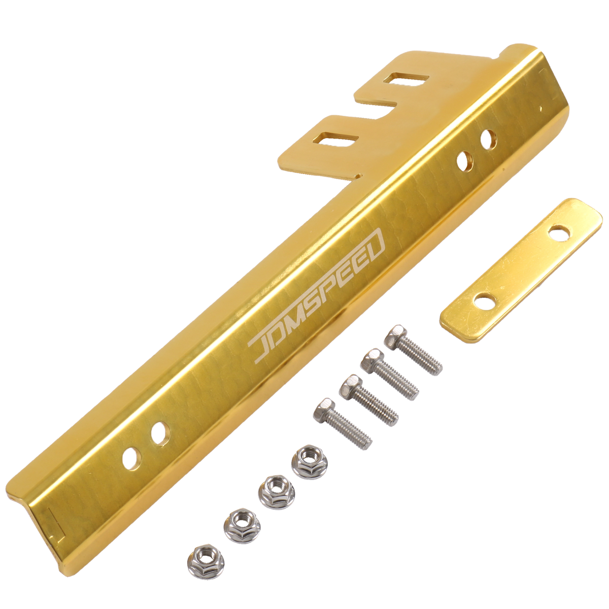 JDMSPEED Gold Universal Front Bumper License Plate Relocator Bracket H ...