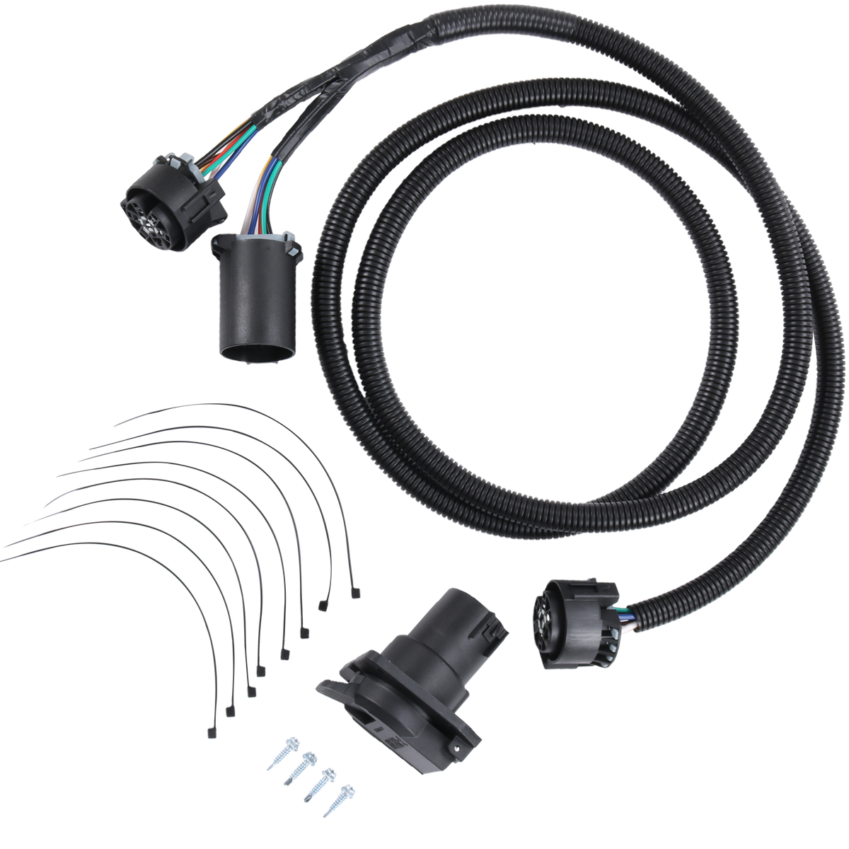 JDMSPEED 56070 T Connector Trailer Custom Wiring Harness Fits Ford Sup ...