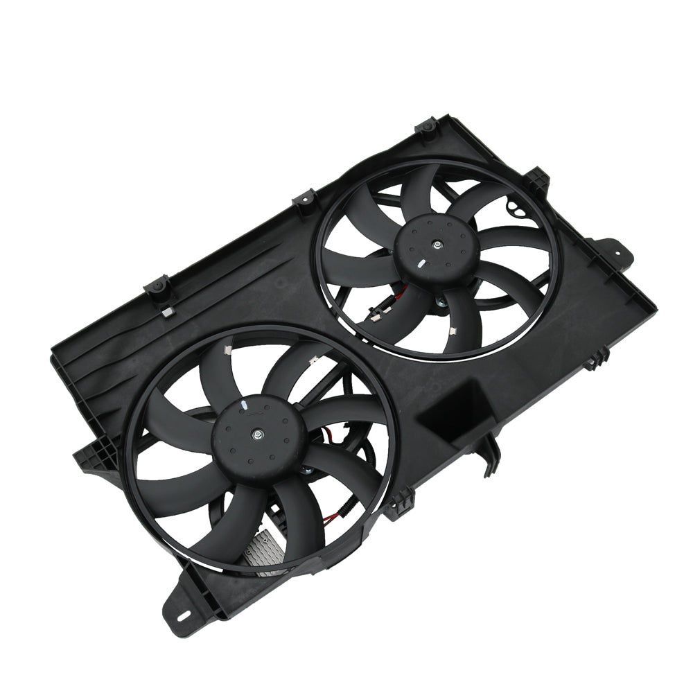JDMSPEED Dual Radiator Condenser Cooling Fan Assembly For Ford Edge Li ...