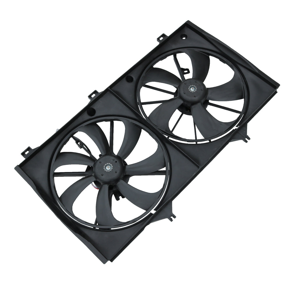 JDMSPEED New Radiator AC Condenser Cooling Fan Assembly For 2007-2009 ...