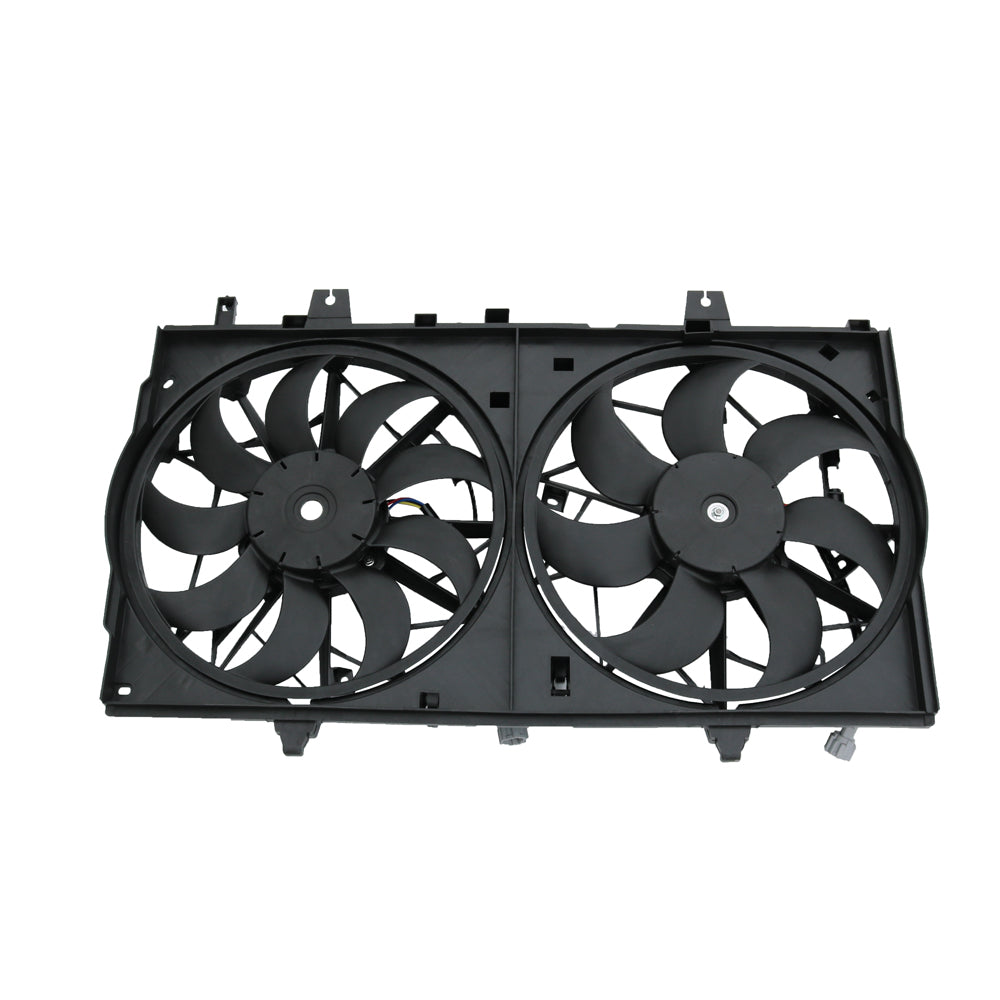 JDMSPEED Dual Radiator Cooling Fan Assembly for Nissan Rogue 2014-2019 ...