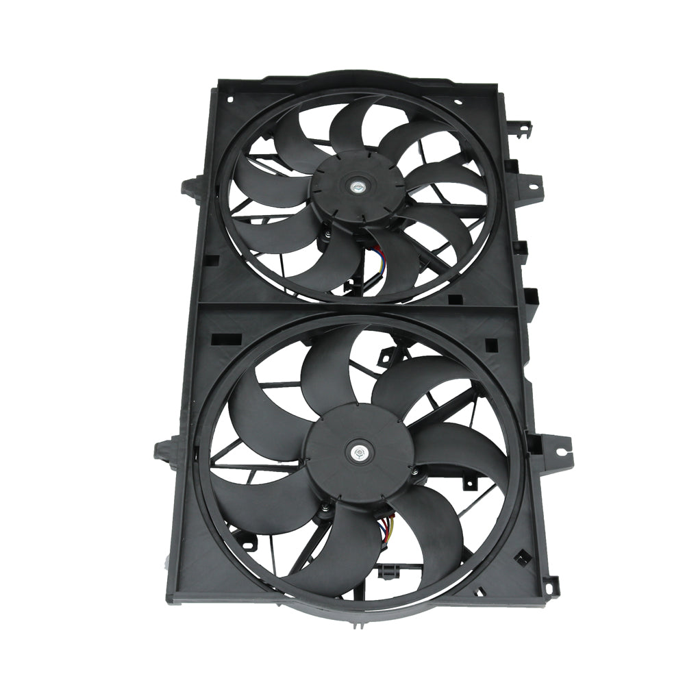 JDMSPEED Dual Radiator Cooling Fan Assembly for Nissan Rogue 2014-2019 ...