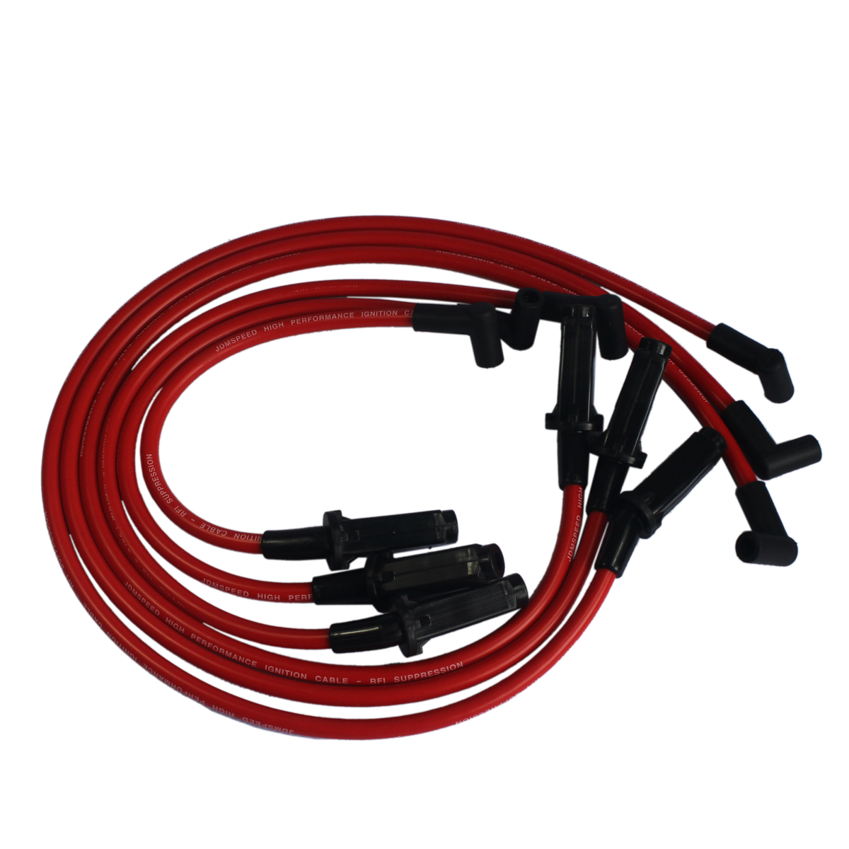 JDMSPEED Hi Performance Red 10.5mm Ignition Spark Plug Wires 3800 Seri ...